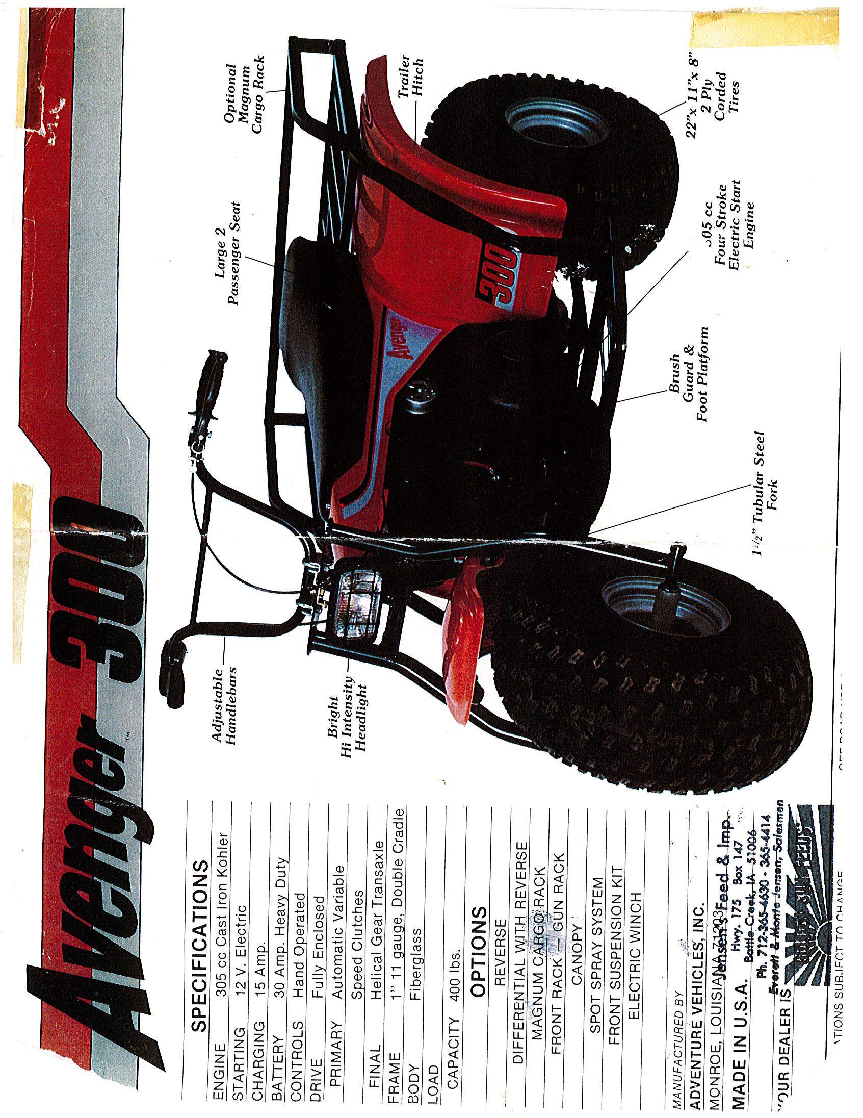 Adventure Vehicles | threewheelermanuals.com